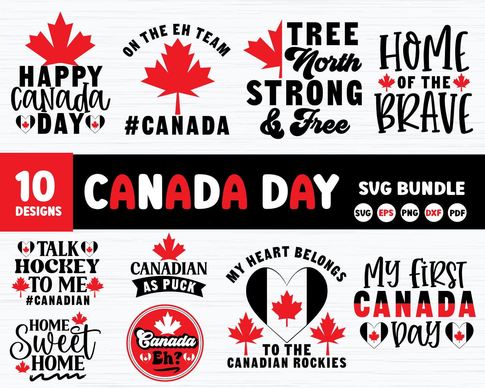 Canada Day SVG Bundle, Canada Bundle, Canada Shirt, Canada Svg, Canada ...