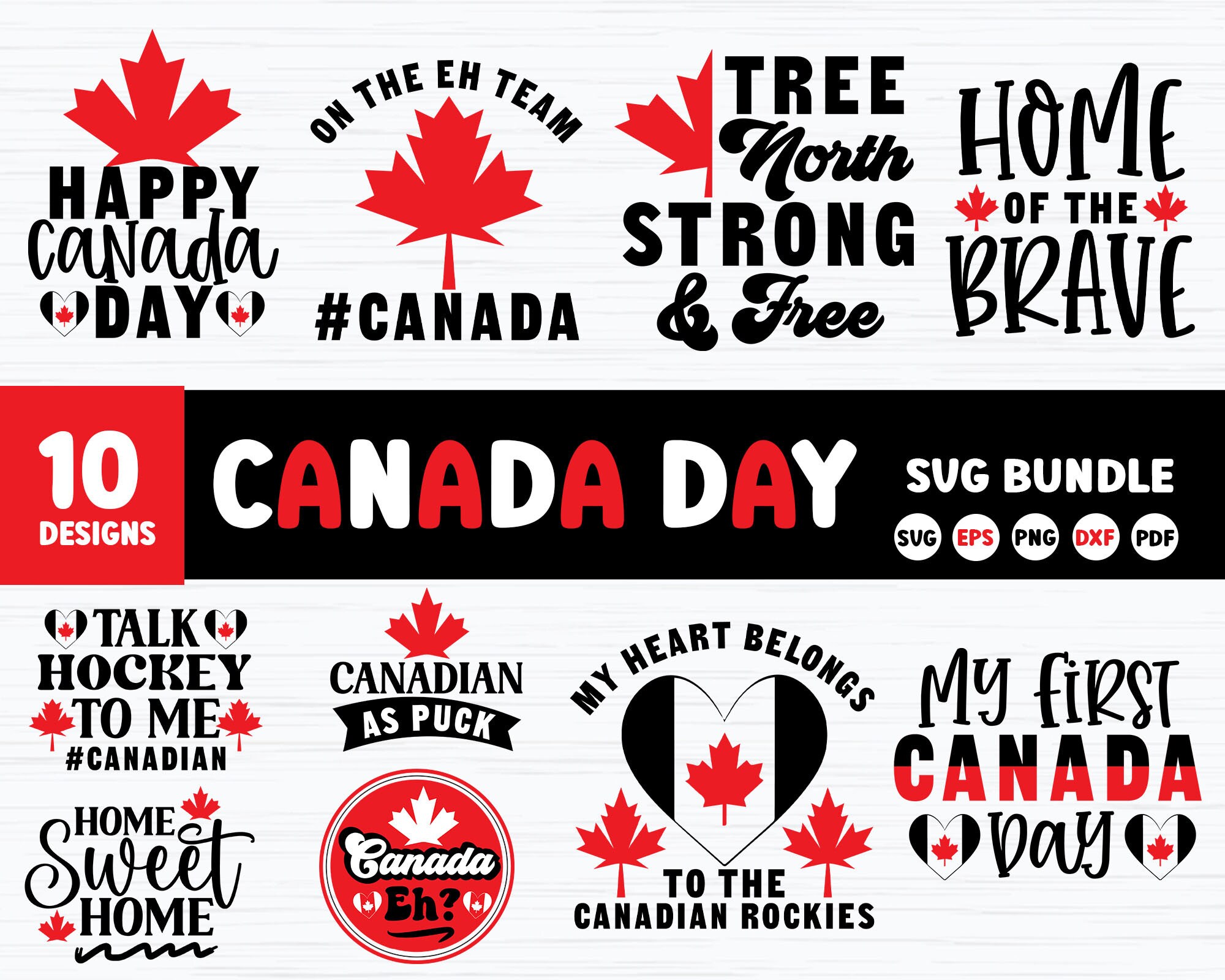 Canada Day SVG Bundle, Canada Bundle, Canada Shirt, Canada Svg, Canada ...