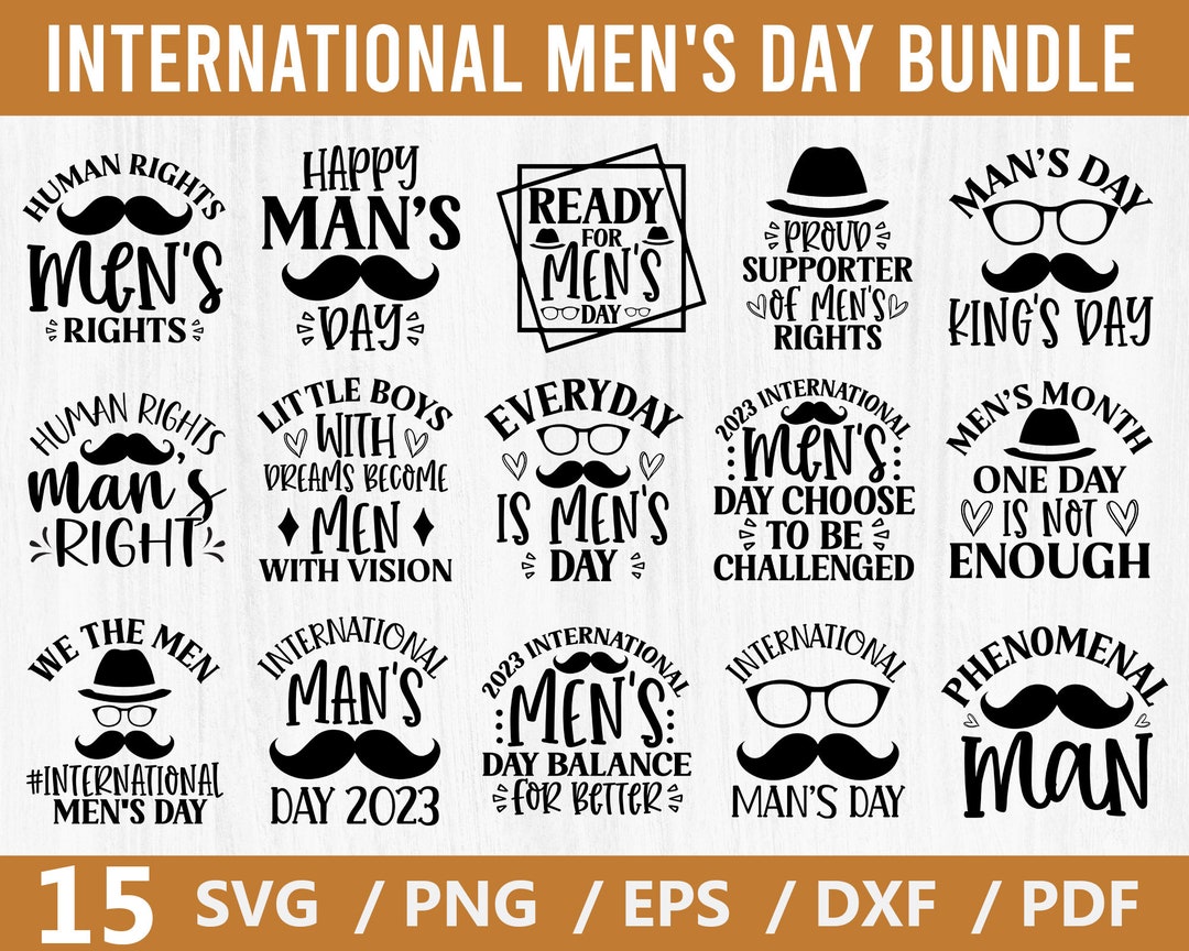 International Men's Day Bundle, Man Svg, Men Bundle, Men Shirt, Father ...