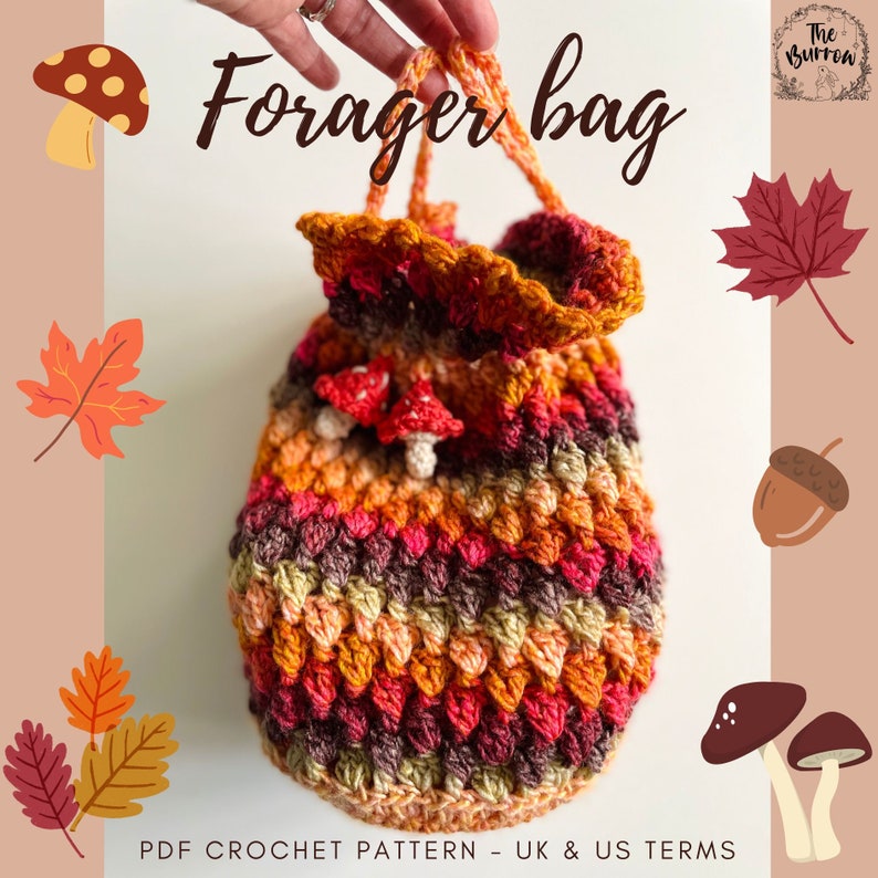 PDF Crochet Pattern - Forager Bag - Etsy