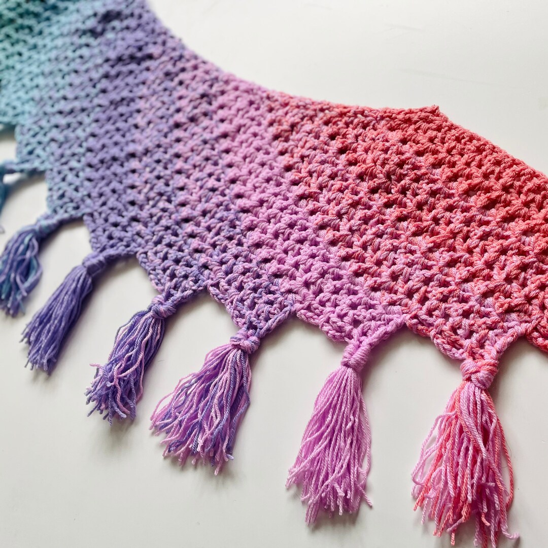 Sunset Gradient Shawl - PDF Crochet Pattern - Etsy