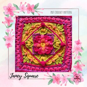 PDF Crochet Pattern - Janey Square - Etsy UK
