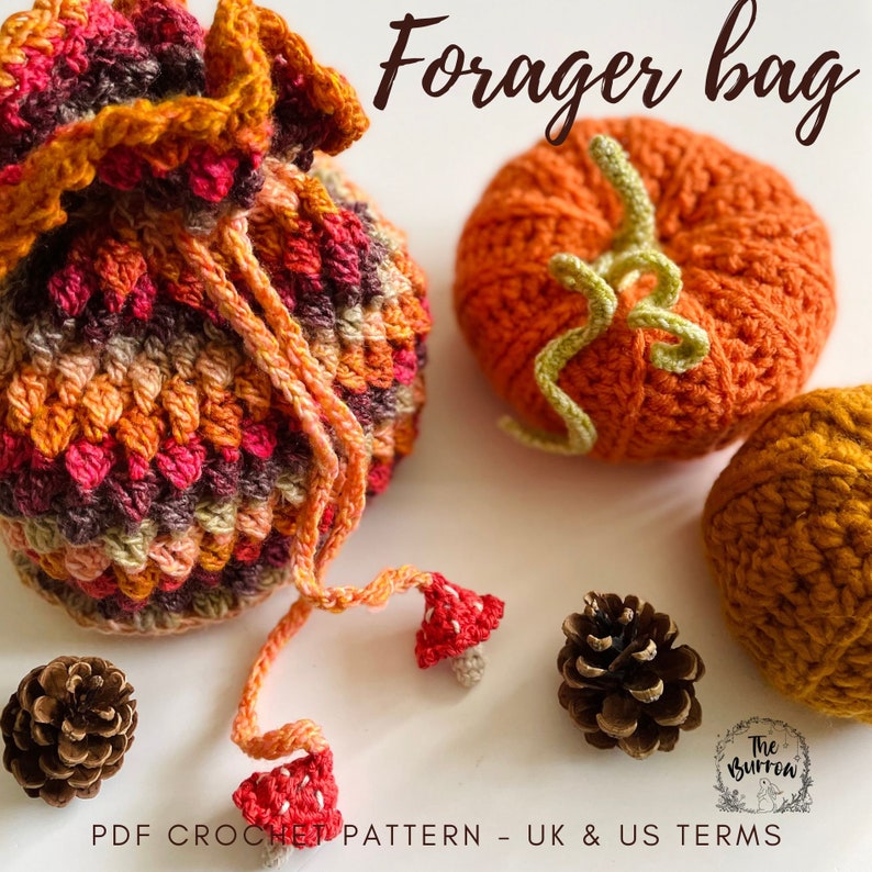 PDF Crochet Pattern - Forager Bag - Etsy