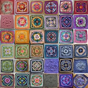 PDF Crochet Pattern - Janey Square - Etsy UK