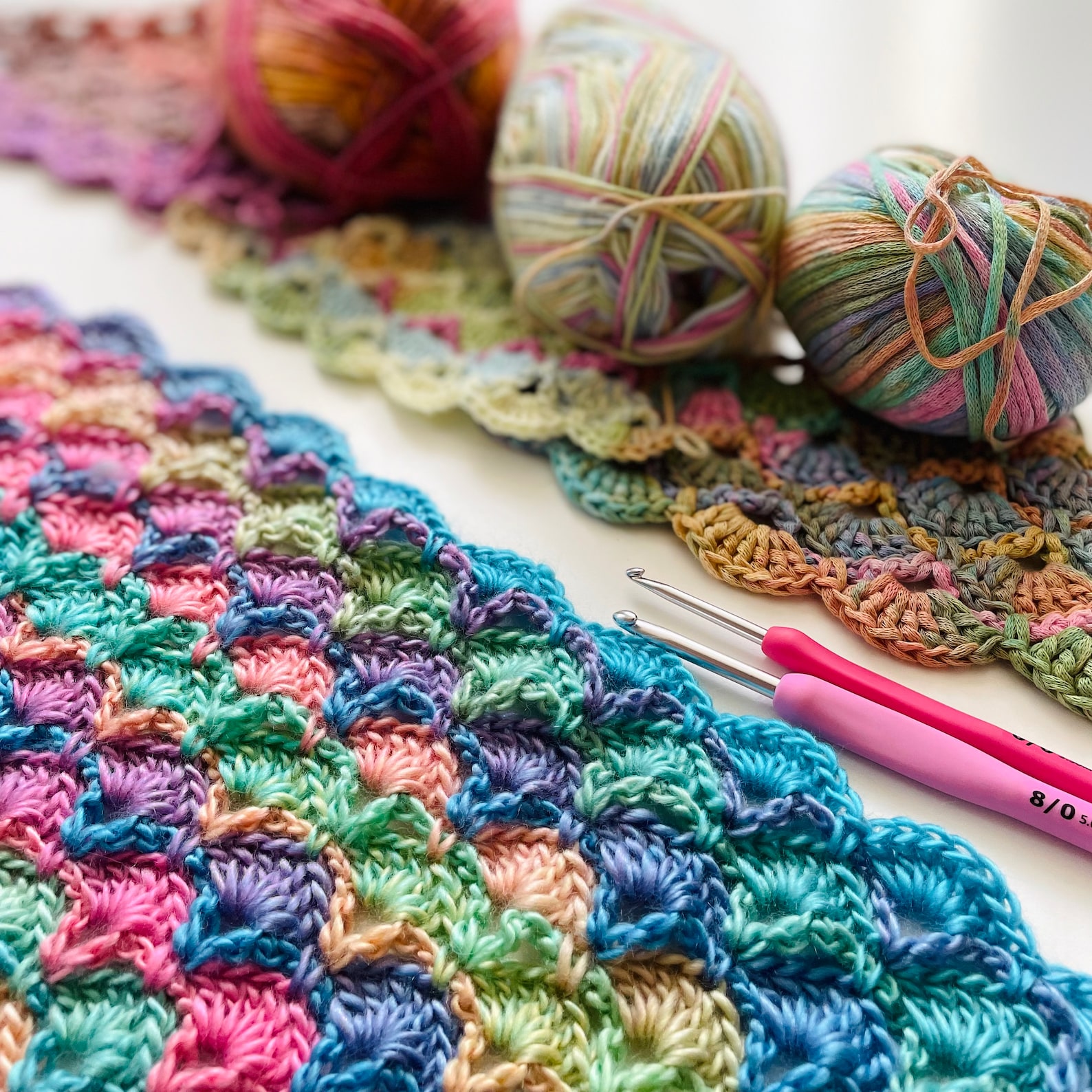 Corner to Corner Shell Stitch Pattern - Etsy