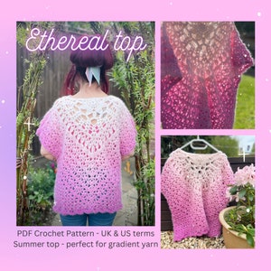PDF Crochet Pattern - Ethereal Top - Etsy