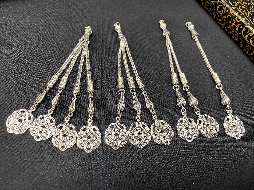 Tasbeeh Tassel, Metal Tesbih Tassel, Rosary Accessory, Tasbih Design ...