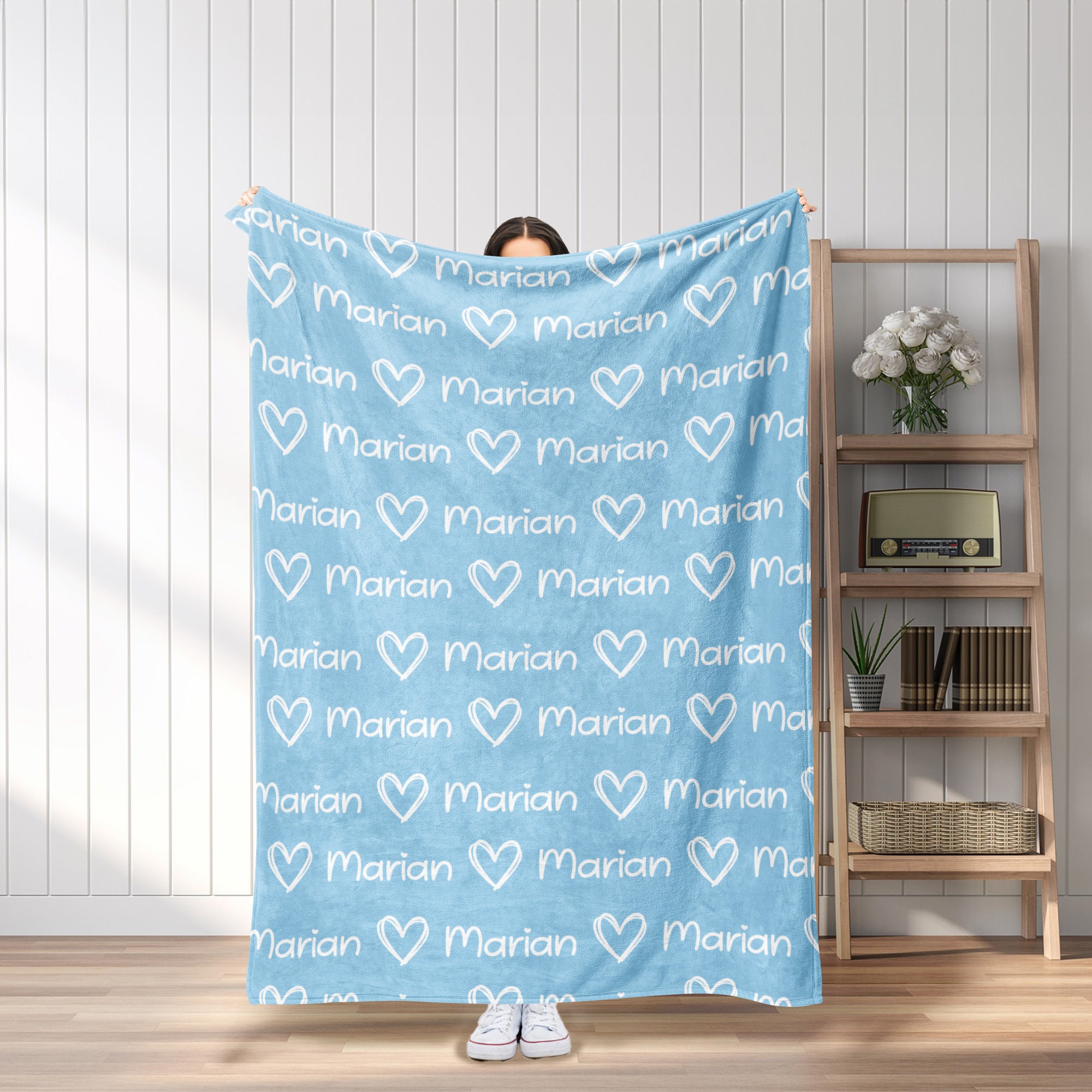 Personalized Custom Blanketname Blanketblanket Giftbaby - Etsy