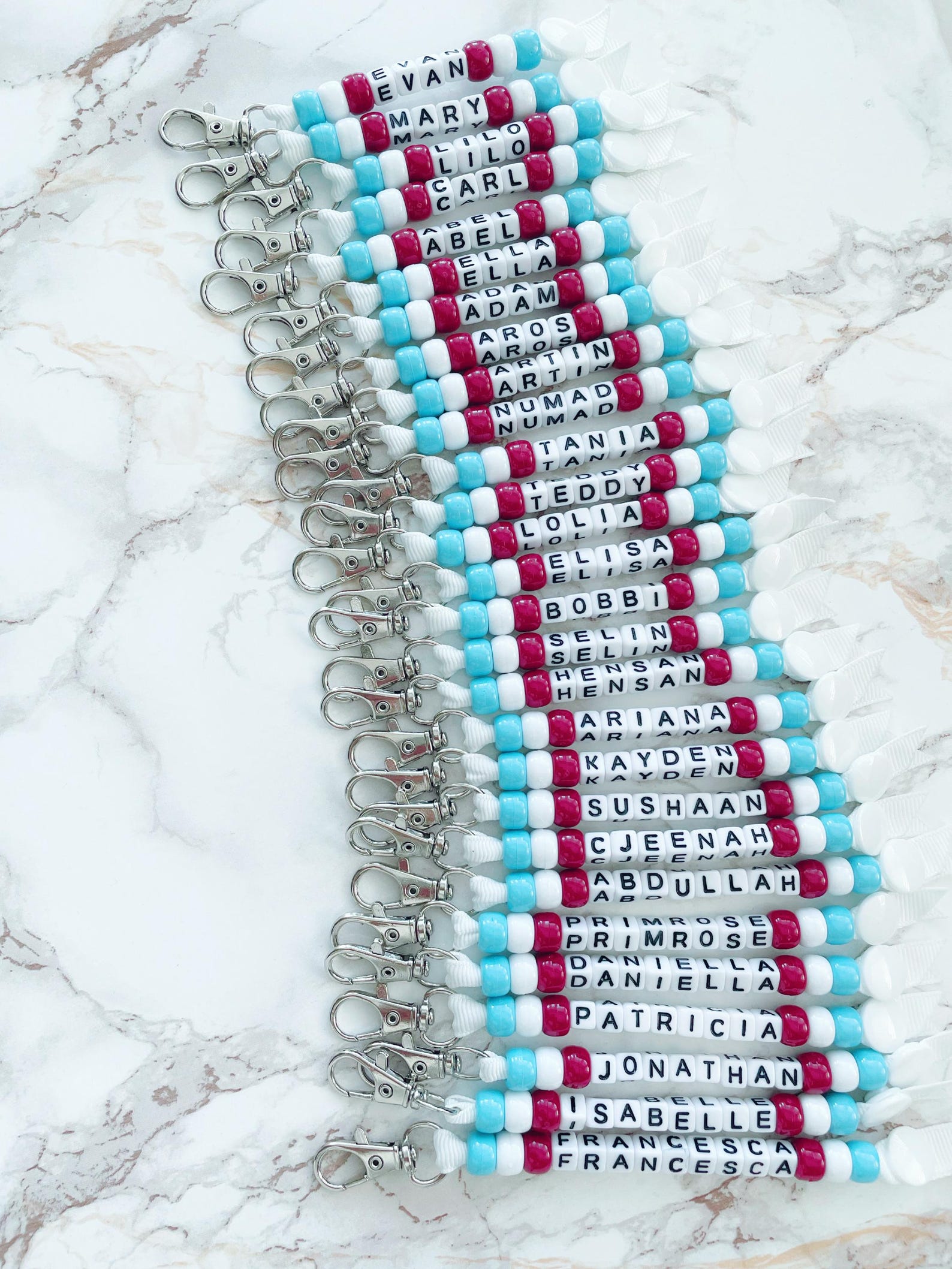 LARGE KEYRING BUNDLE Class Gift Personalised Class Gifts Teacher Gifts ...