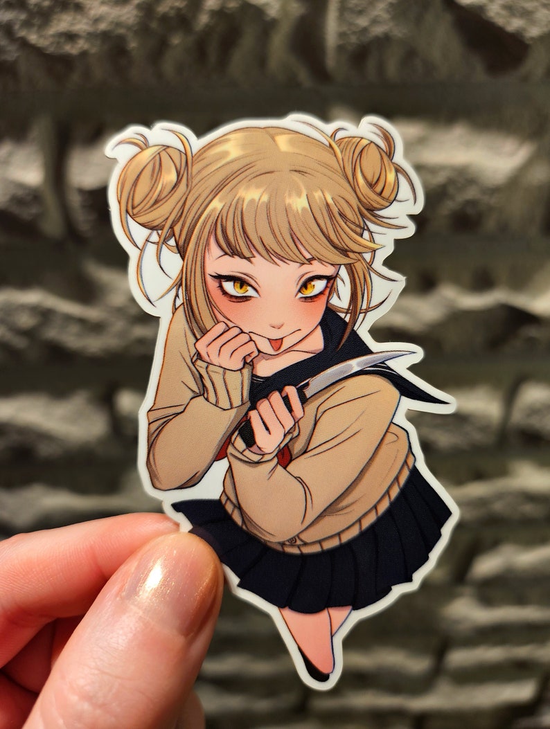 Toga Himiko Anime Sticker From My Hero Academia - Etsy