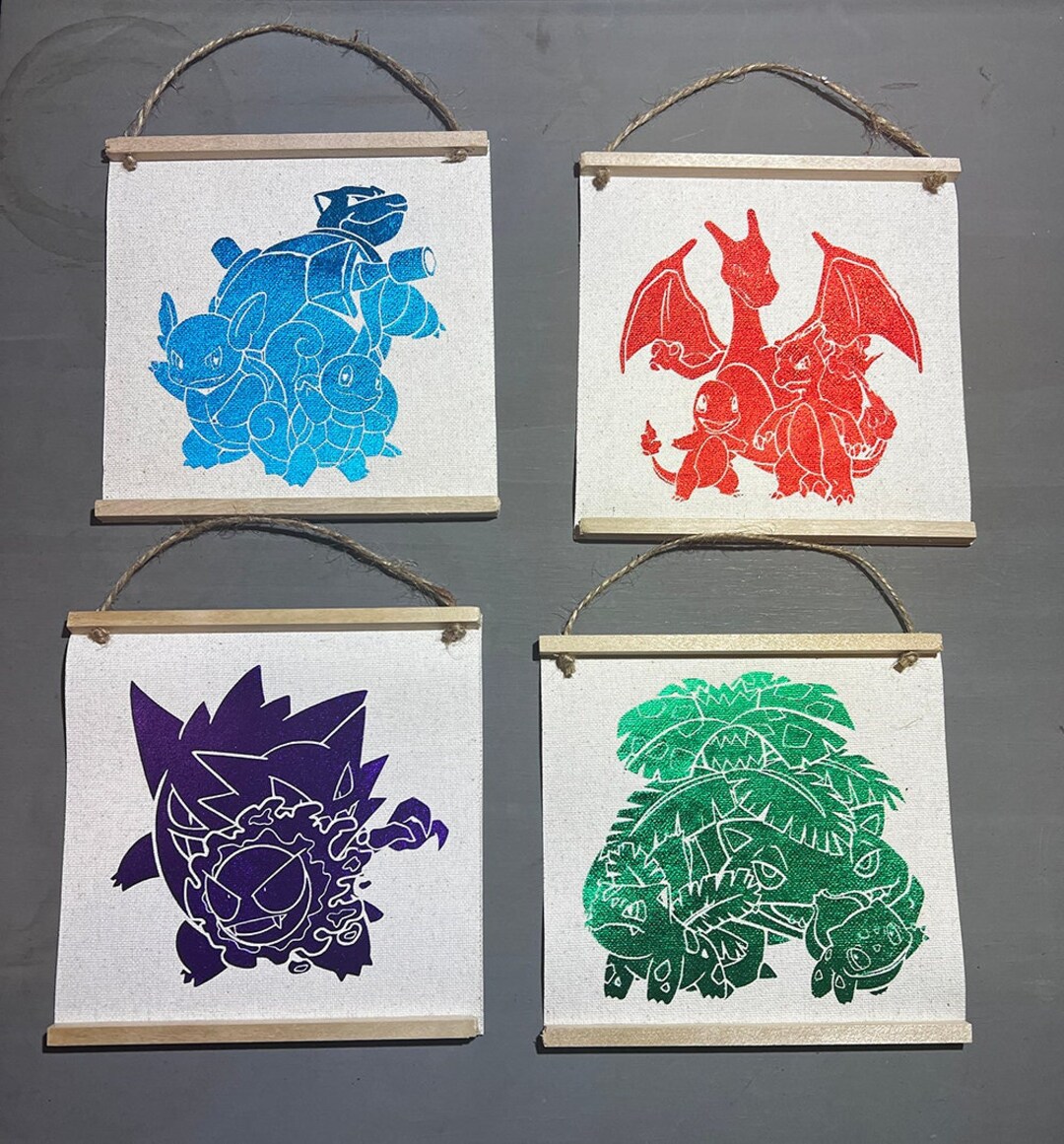 Pokemon Evolution Poster, First Generation - Etsy