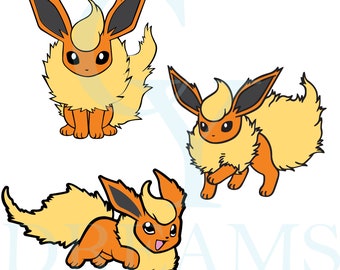 Glaceon Layered SVG/PNG Set of 3 - Etsy