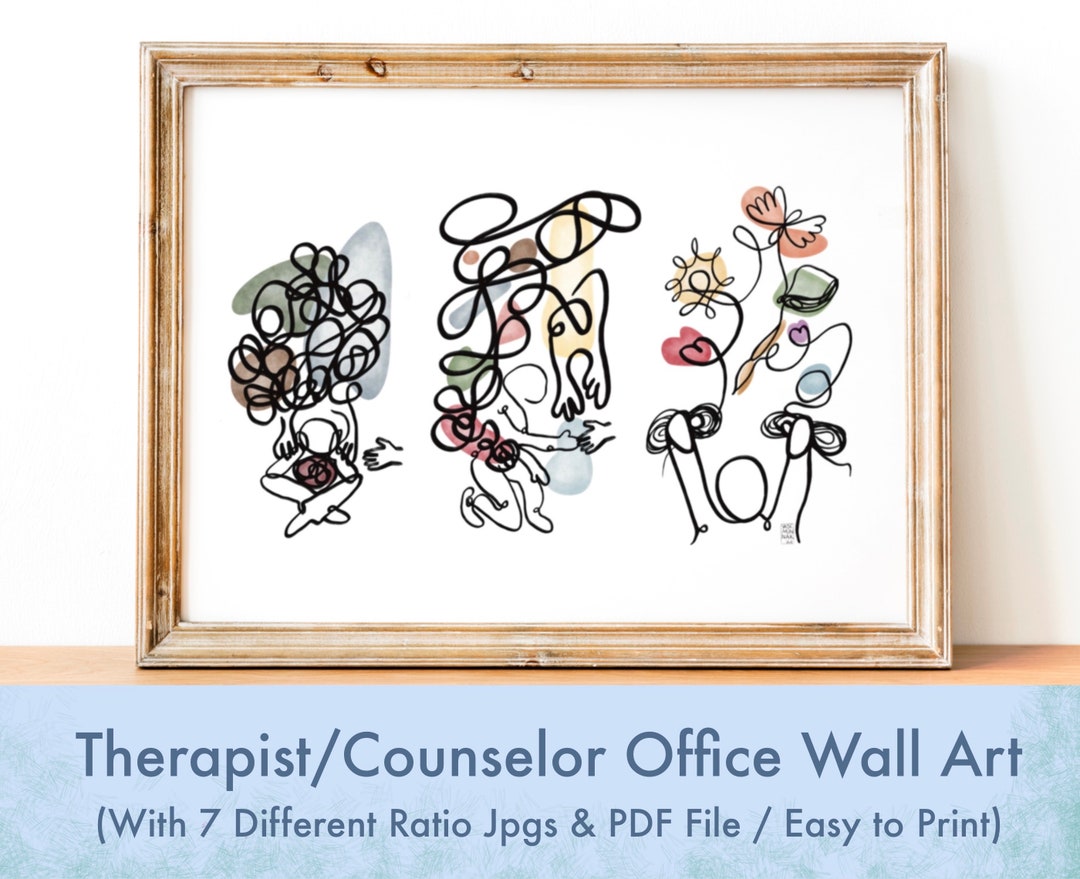 Therapist | Counselor | Social Worker Office Wall Decor | Therapy ...