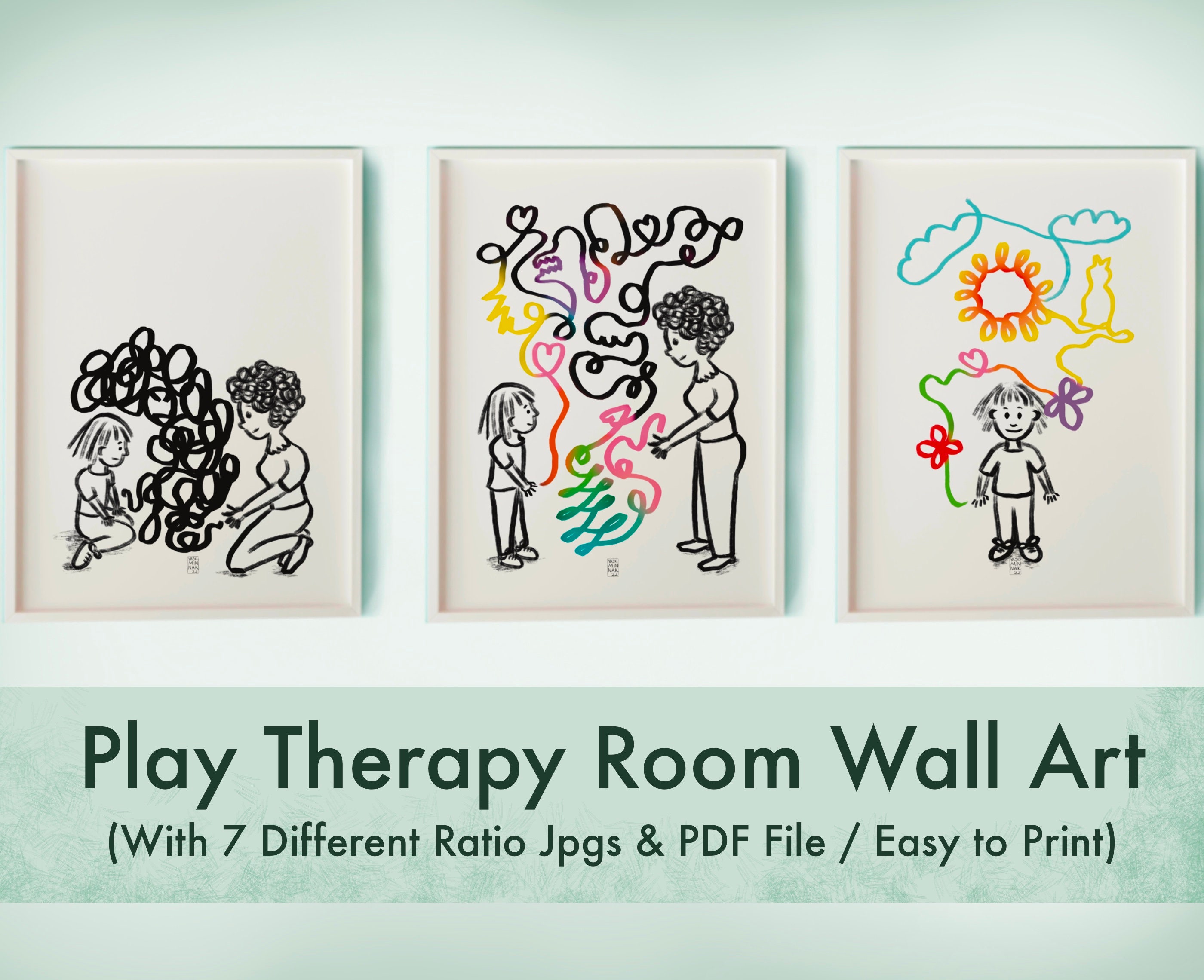 Play Therapy Room Wall Art Play Therapy Posters Play | Etsy UK