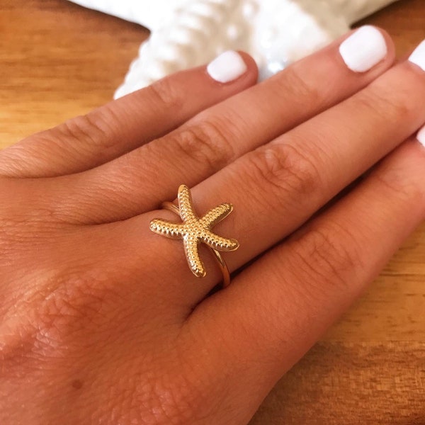 Starfish Ring - Etsy