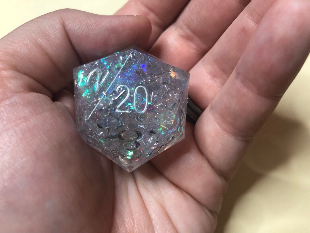 Fatebringer - Destiny 2 Inspired Dice - 32mm Chonky D20 - Sharp Edged ...