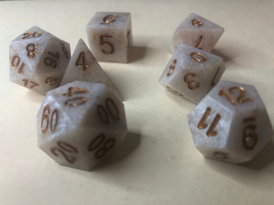 Consecration - Celestial Inspired Dice - Sharp Edged Custom Made ...