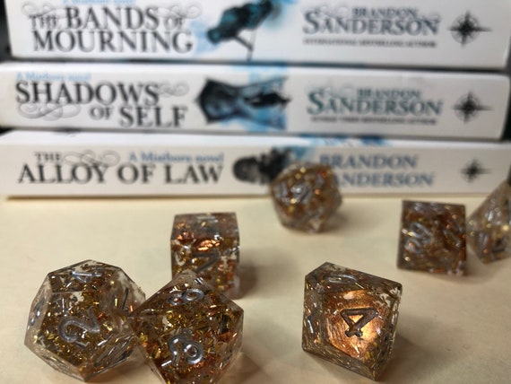Allomancer Dados inspirados en Mistborn Juego de dados - Etsy España