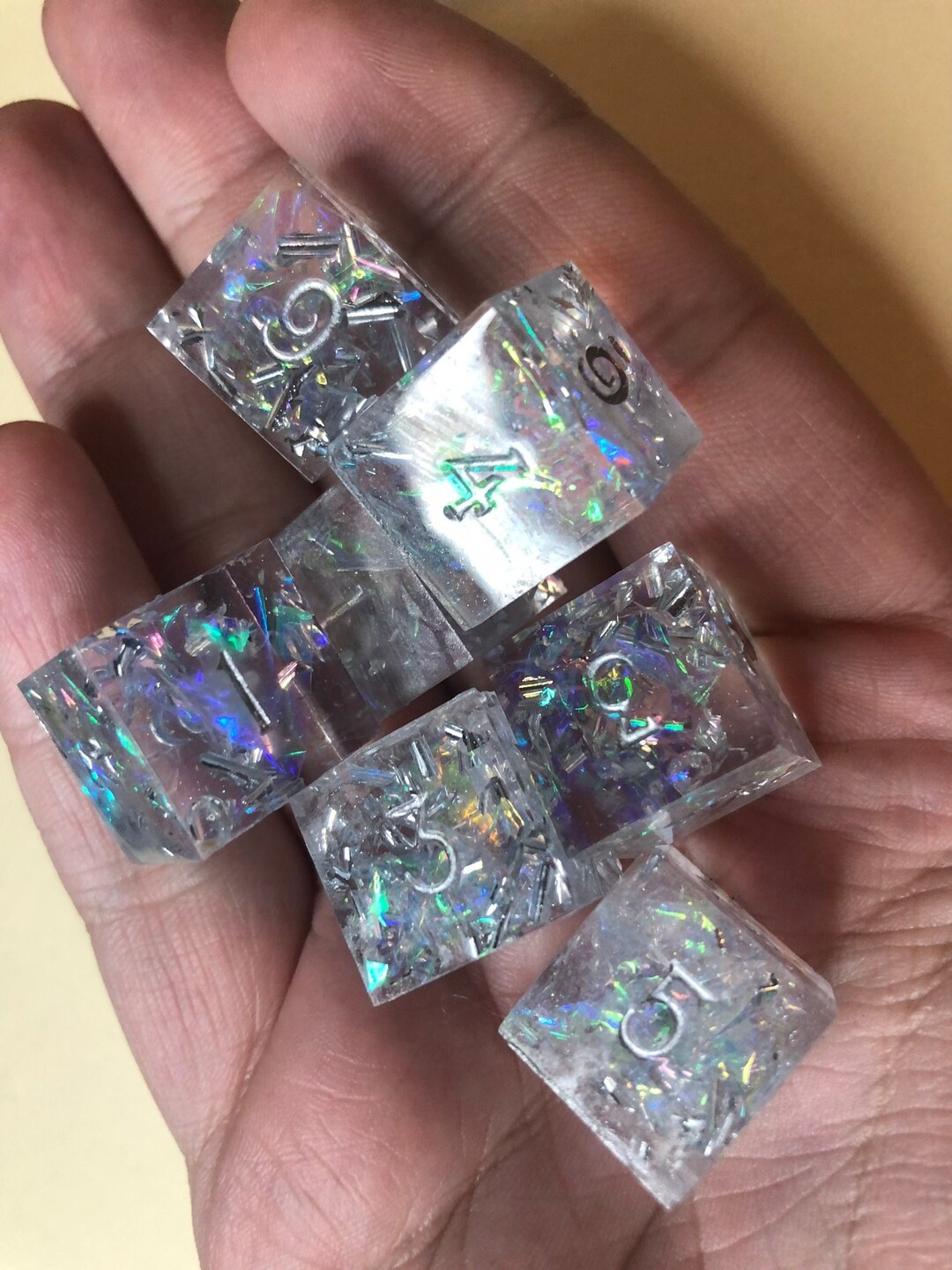 Oracles - Destiny 2 Inspired Dice - Sharp Edged Custom Made Handcrafted ...