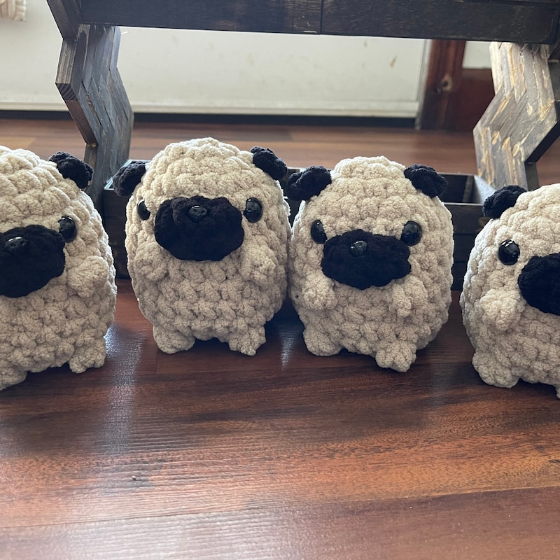 Crochet Pug - Etsy