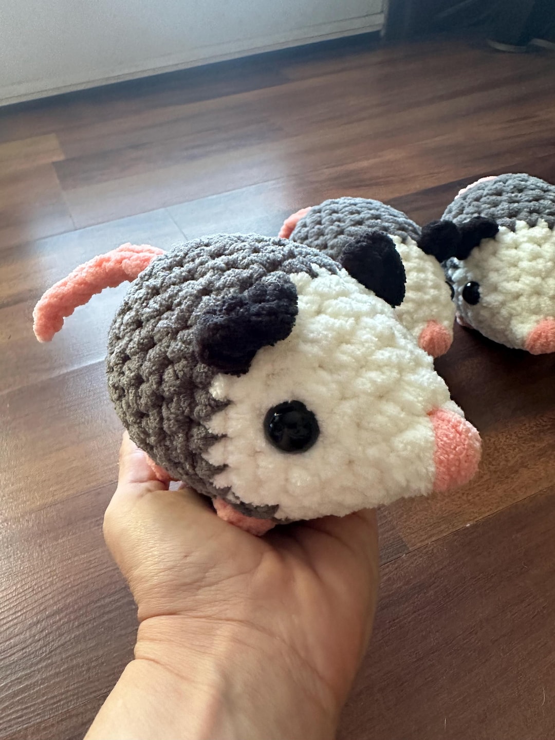 Crochet Opossum Amigurumi, Possum Amigurumi, Opossum Plushy, Possum ...