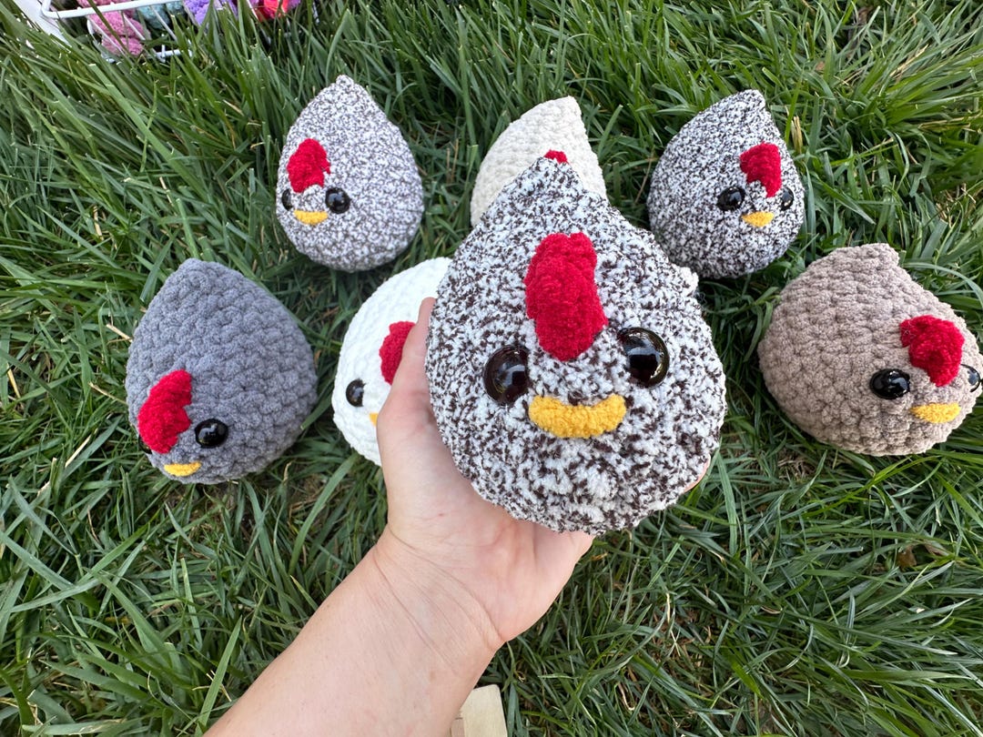 Crochet Chicken Amigurumi, Crochet Chicken Plushy, Crochet Chicken ...