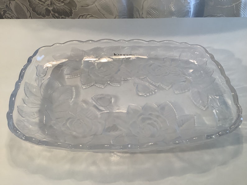 Vintage Home Beautiful Crystal Japan Original Design Rose - Etsy