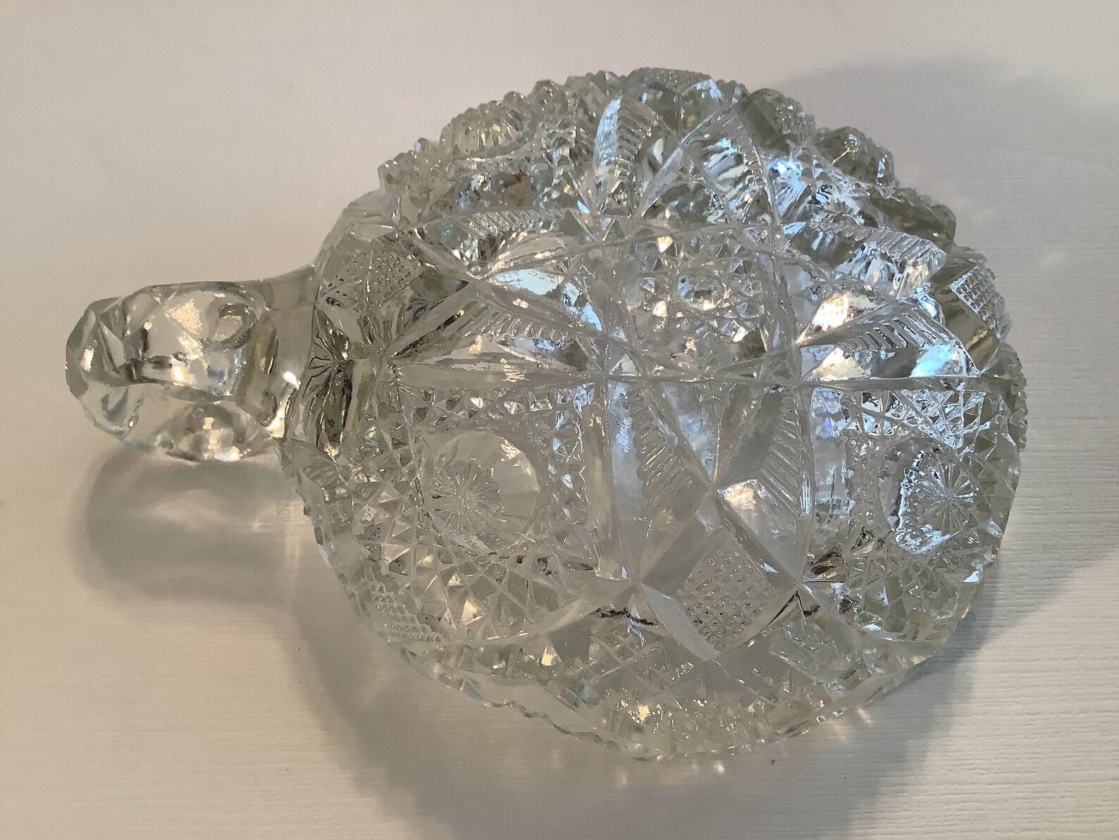 Vintage Imperial Glass Ohio EAPG Clear Glass Nappy Dish, Nucut Line 568 ...