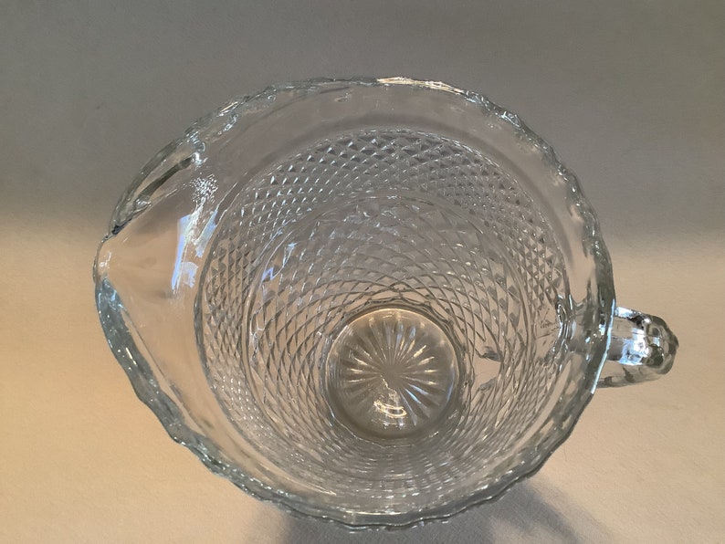 Vintage Anchor Hocking Wexford Pattern Cold Beverage Pitcher in a ...