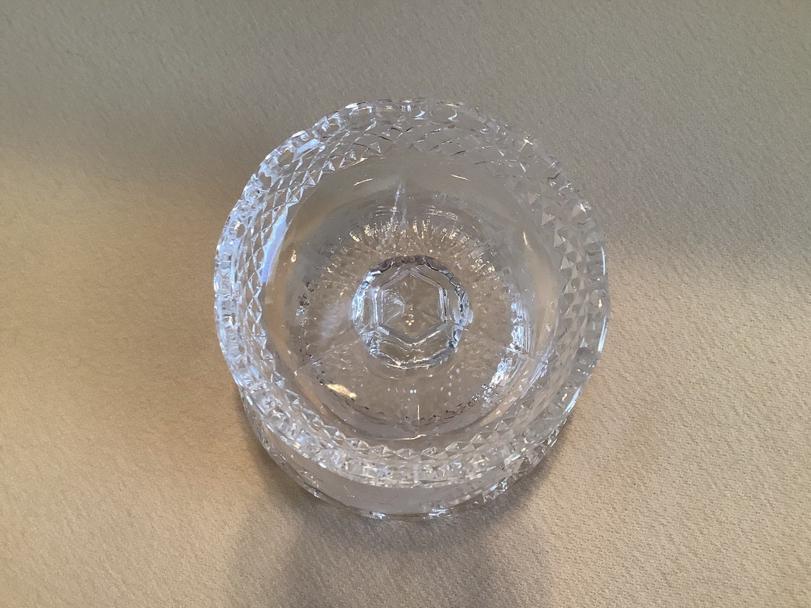 Vintage Imperlux 24% Lead Crystal Clear and Frosted Glass | Etsy