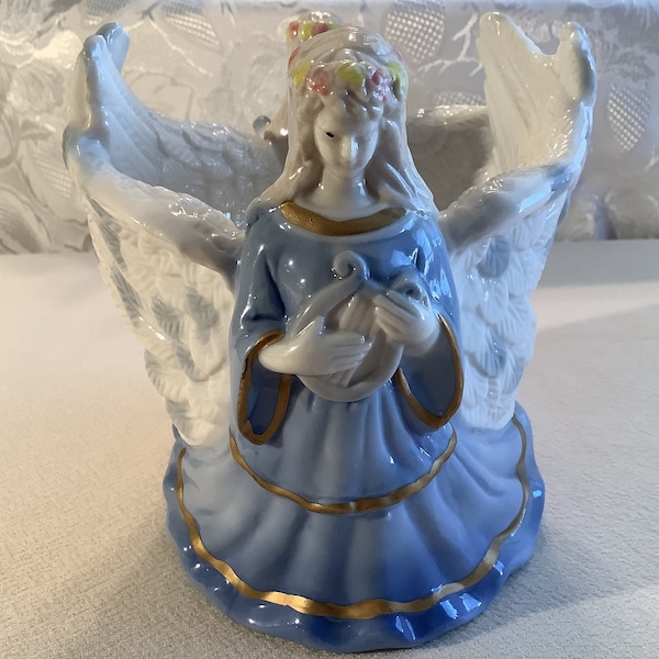 White Ceramic Angels - Etsy