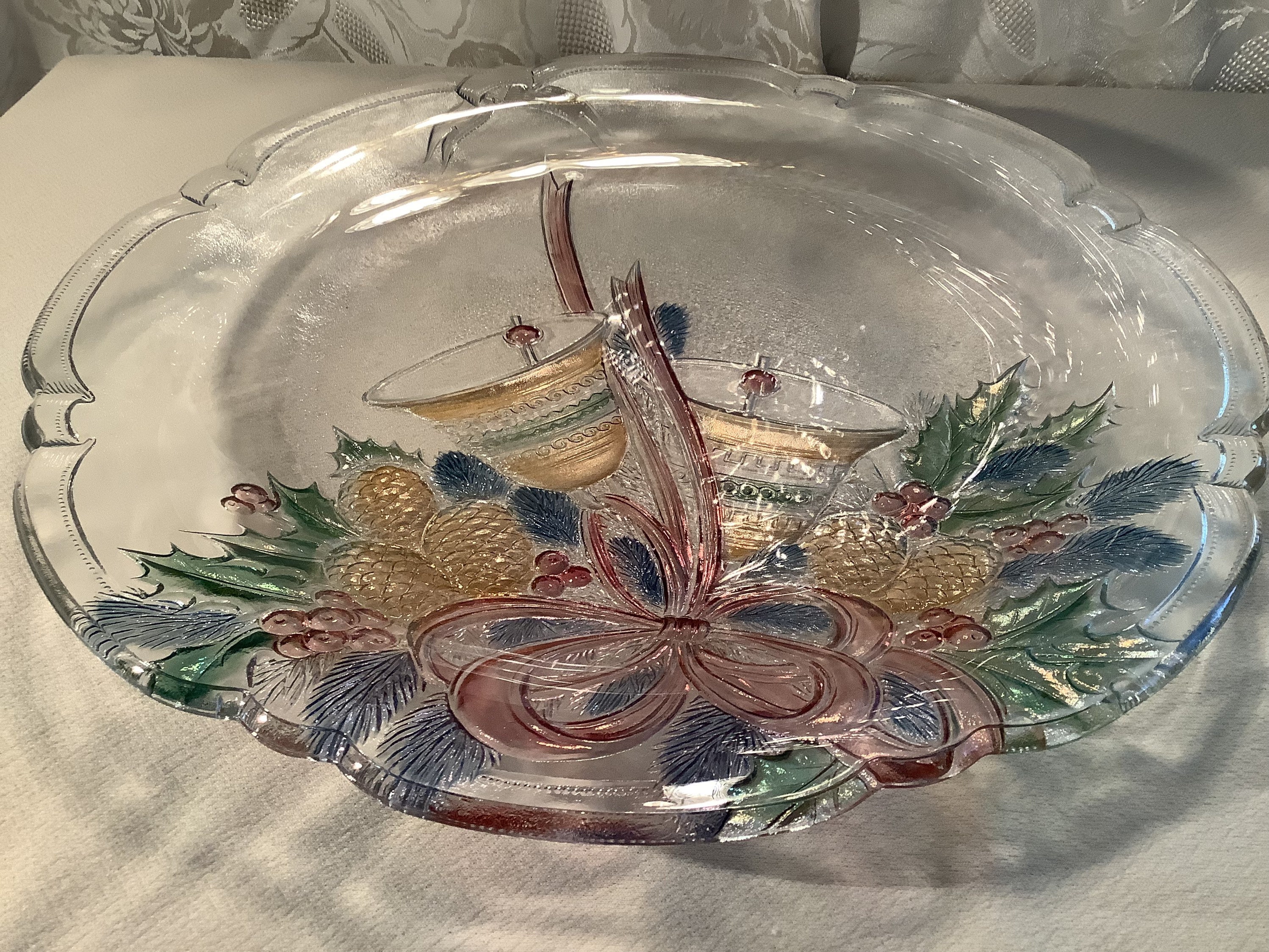 Vintage Mikasa Japan Festive Bells Pattern Hostess Serving - Etsy