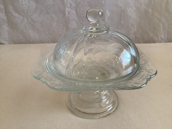 Vintage Indiana Glass Recollection Clear Pattern Pressed Clear - Etsy
