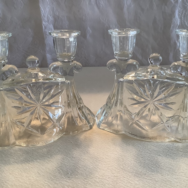 Star of David Glass Candle Holder - Etsy