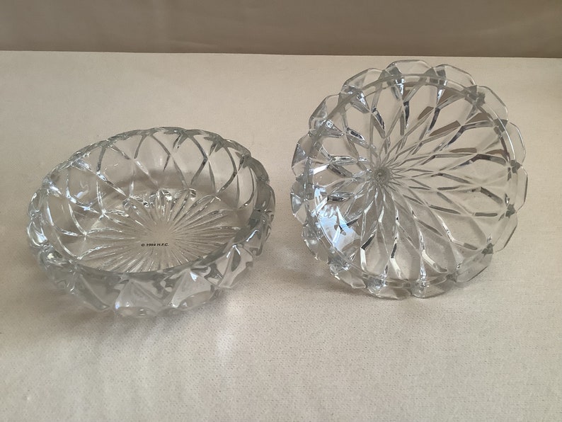 Vintage Block Hersheys Kiss Pattern Giftware Clear Glass - Etsy