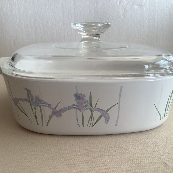 Iris Pattern Corningware - Etsy