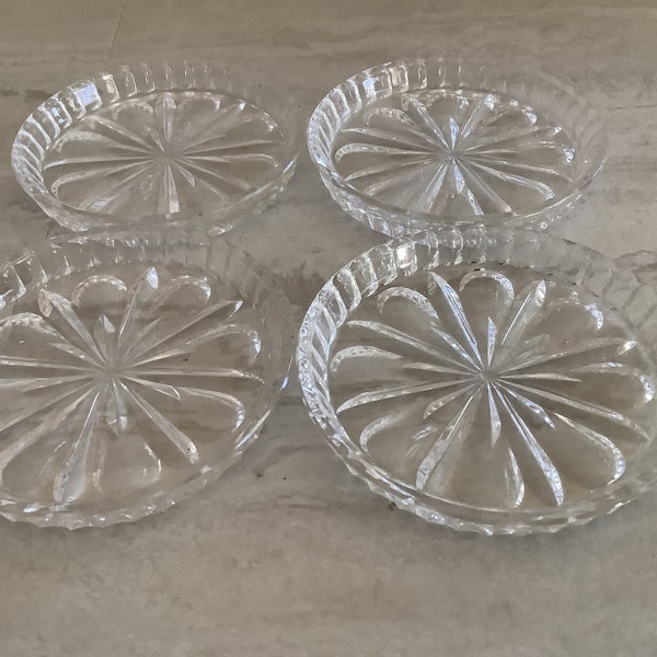 Clear Glass Coasters - Etsy