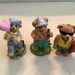 Bear Figurine Collectors Collection of 3 Resin Bear - Etsy