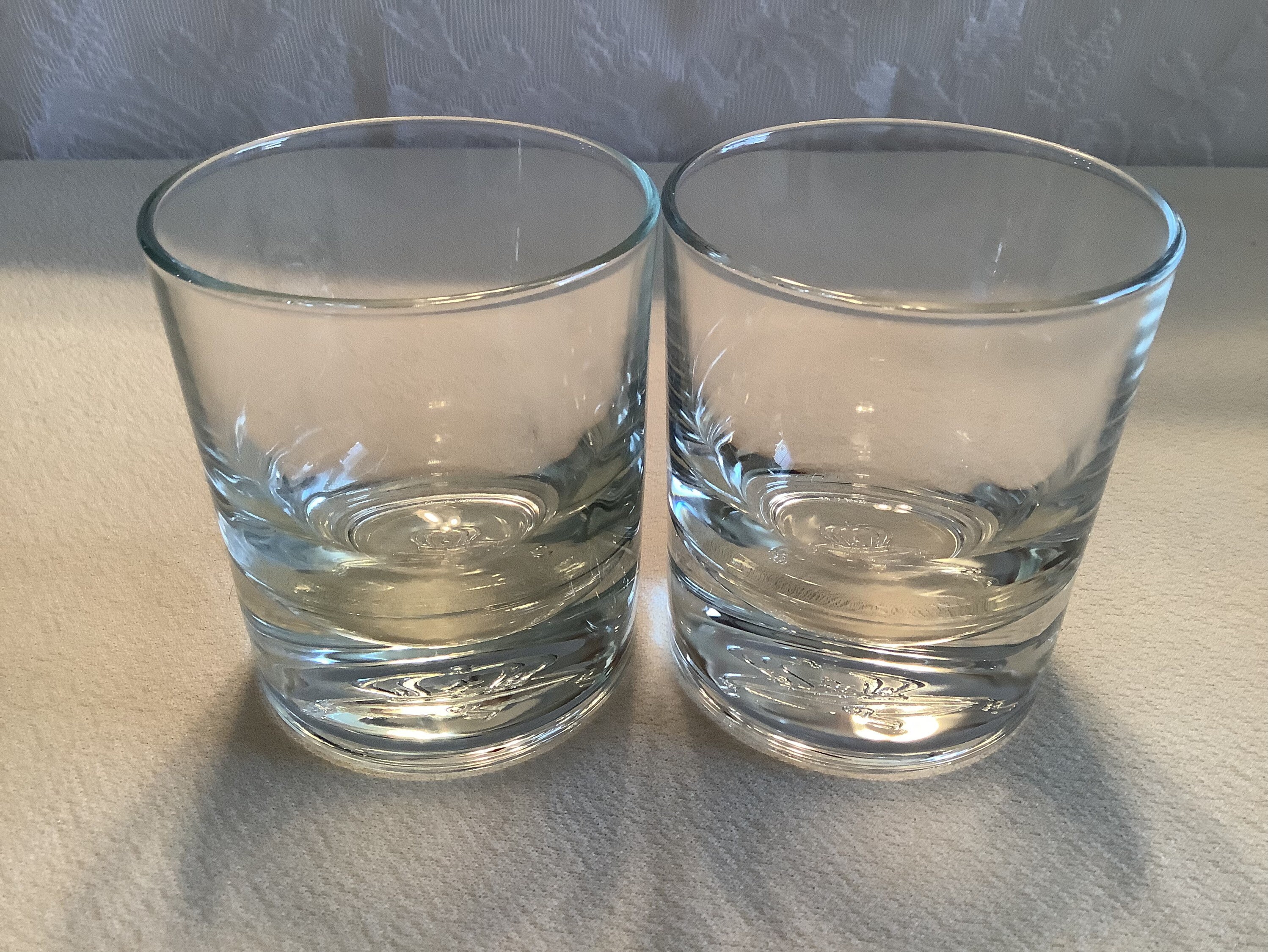Art & Collectibles Collectible Glass Set of 2 glasses Vintage Crown ...