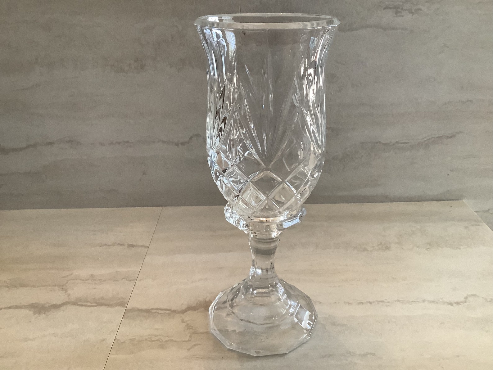 Vintage Shannon Crystal by Godinger Crystal Lexington Pattern Clear 24% ...