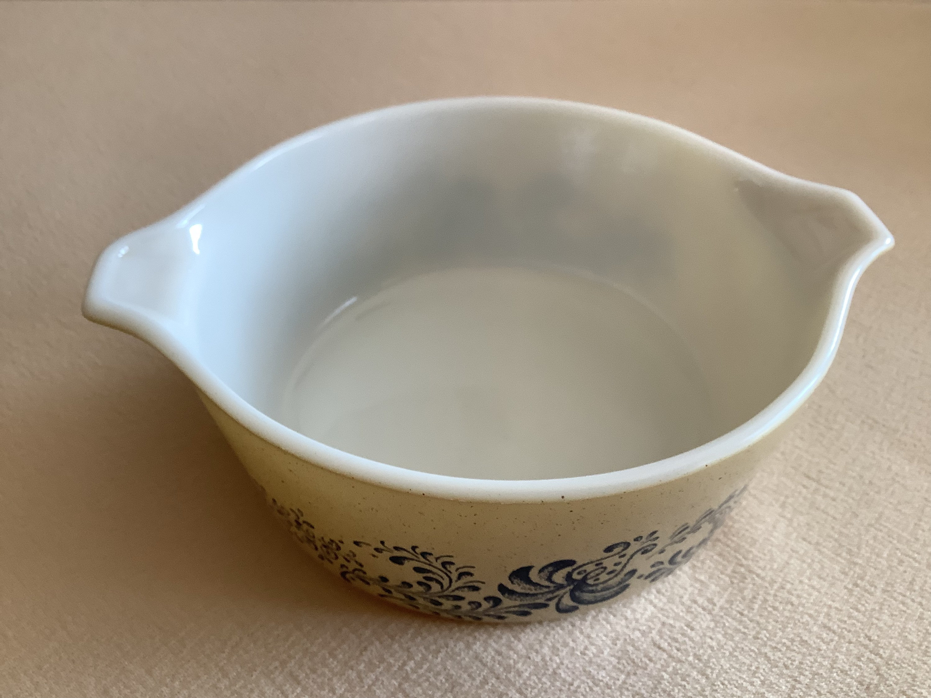 Vintage Corning 472-B Homestead Pattern Tan and White 1 1/2 - Etsy