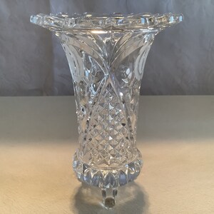 Vintage European Collection 24% Lead Crystal Clear Glass 3 Footed ...