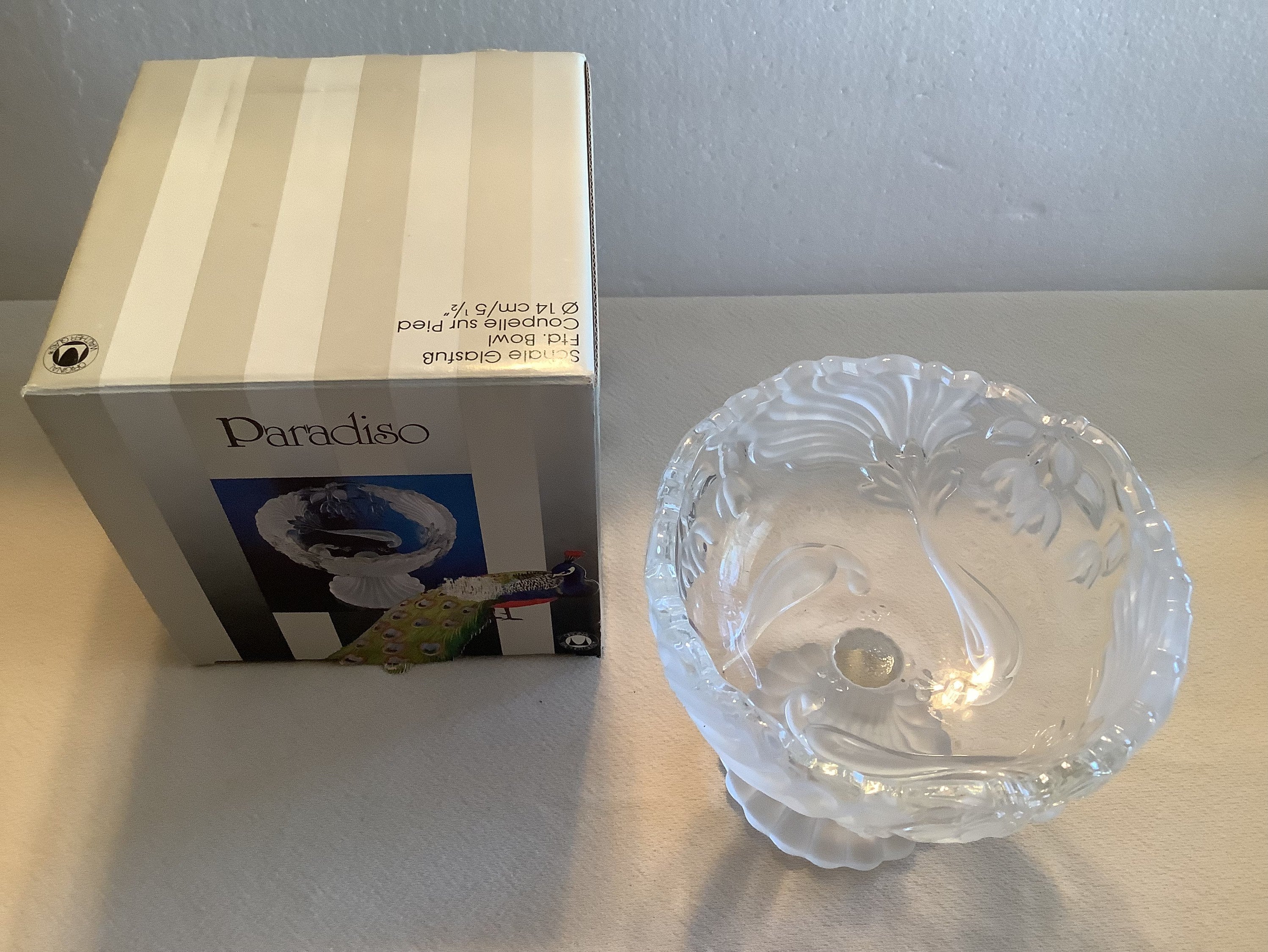 Vintage Original Walther Glas Germany Paradiso Pattern Clear - Etsy