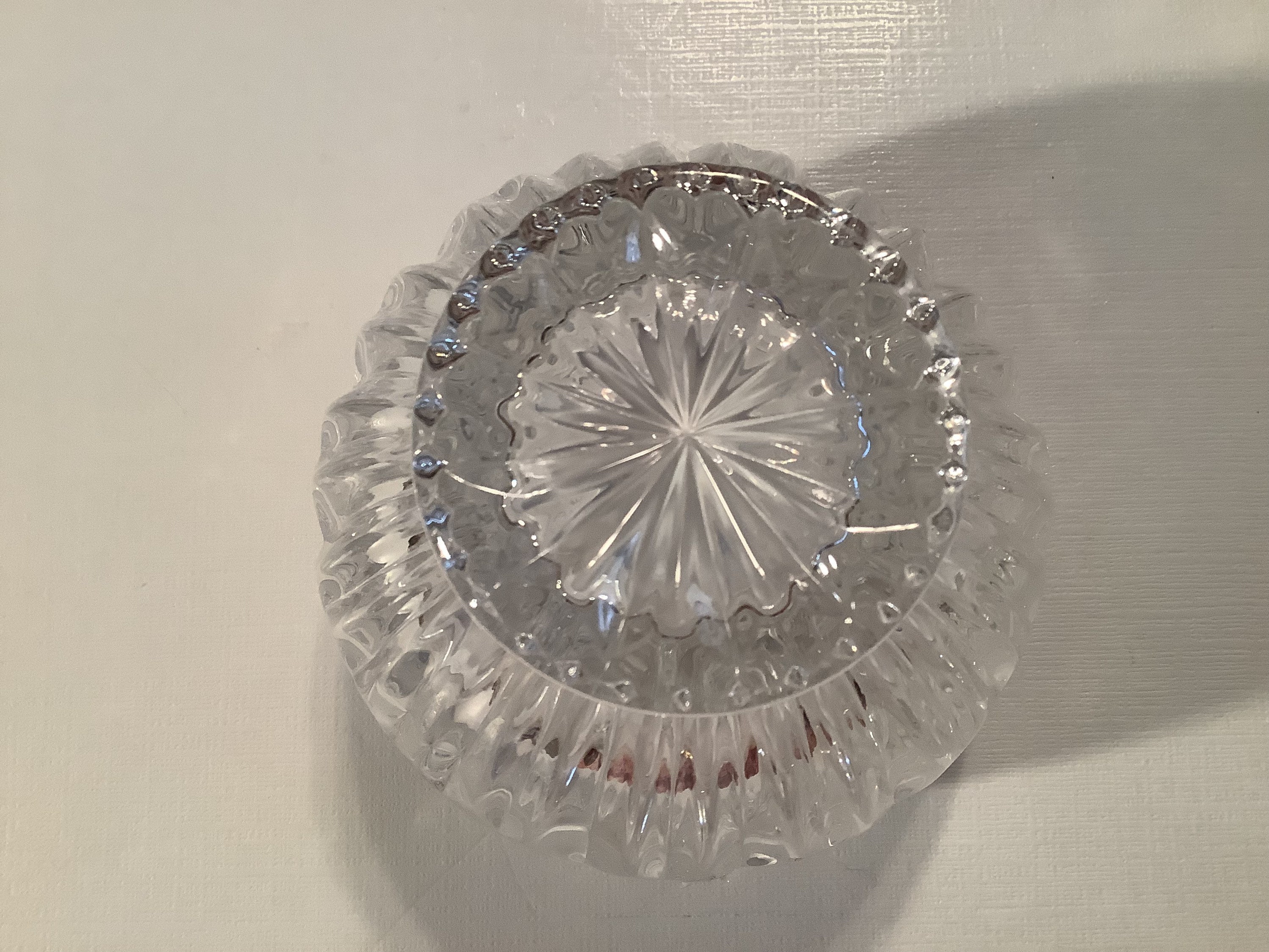 Vintage Oneida Crystal Southern Garden Rose Scalloped Edge - Etsy