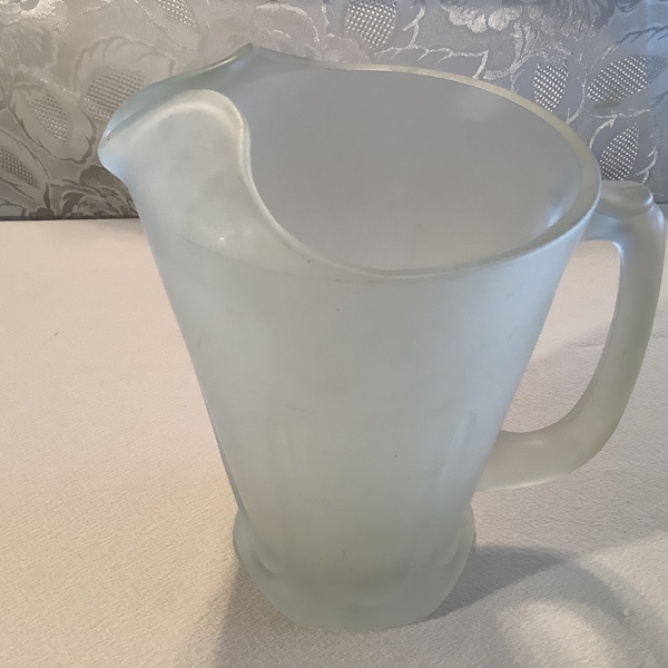 Frosted Pitcher - Etsy