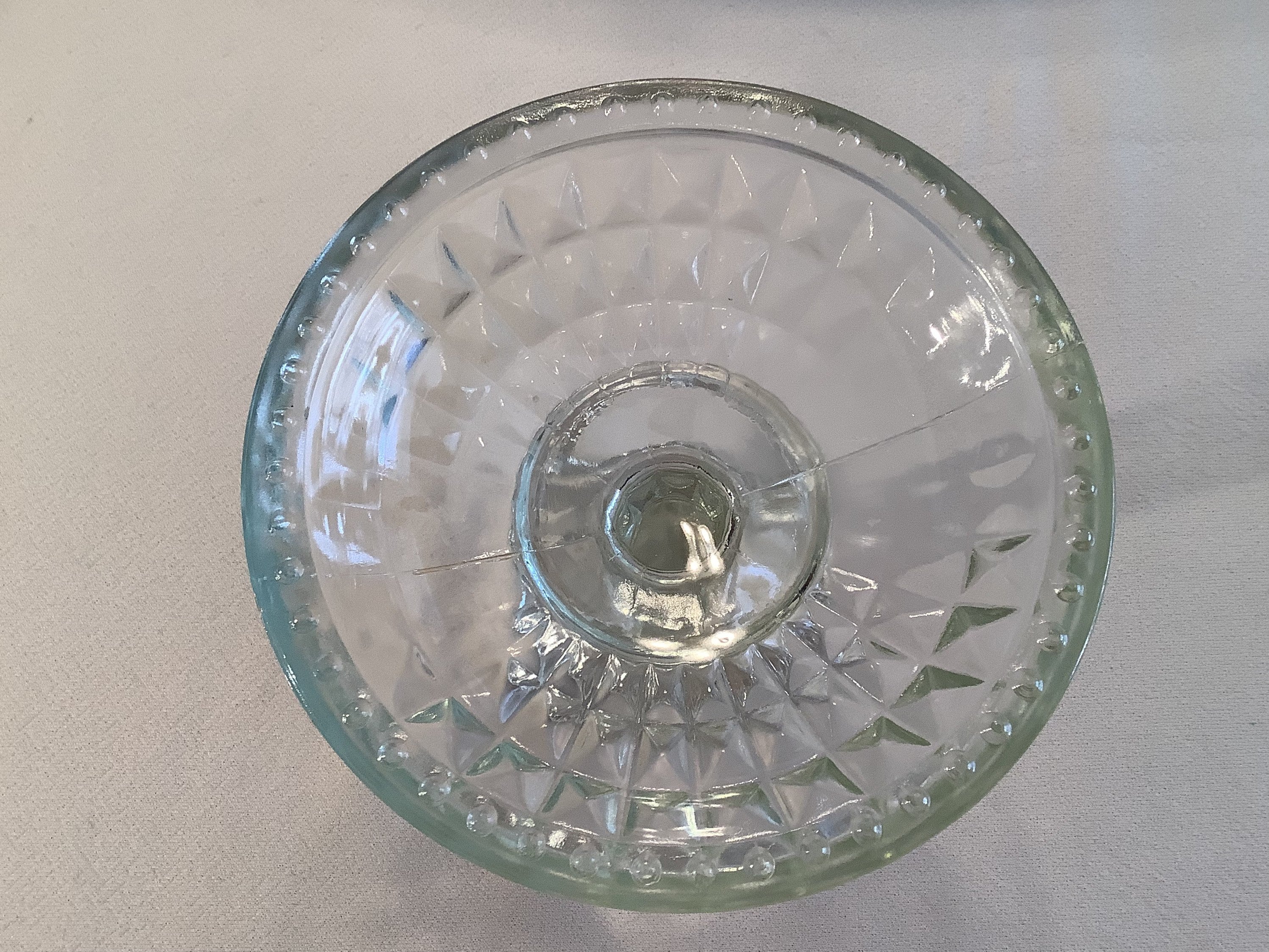Vintage Jeannette Glass Windsor Pattern Clear Depression Glass - Etsy