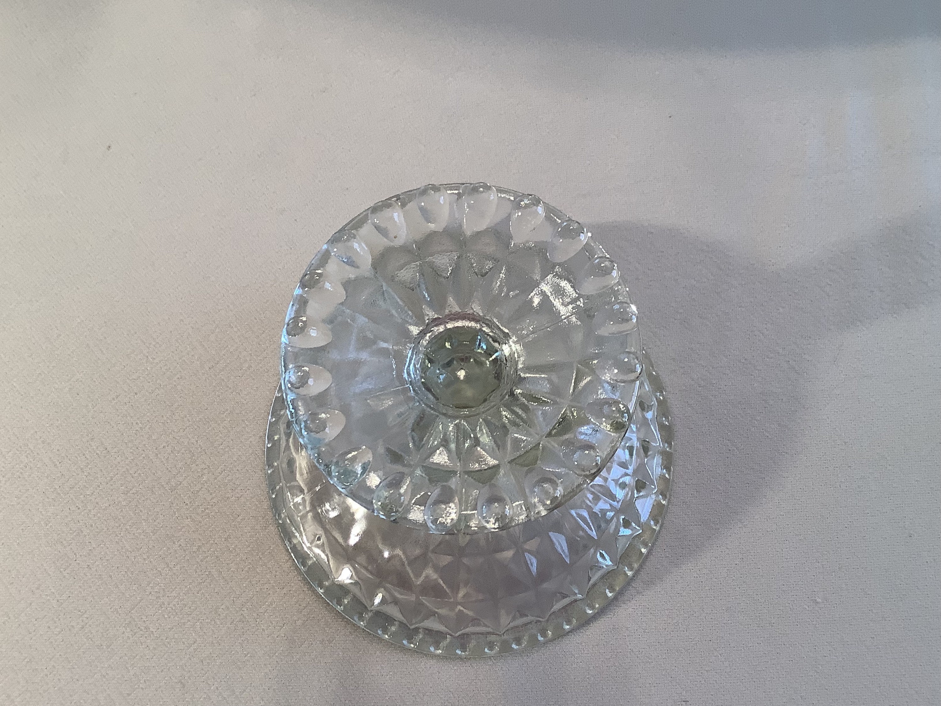 Vintage Jeannette Glass Windsor Pattern Clear Depression Glass - Etsy