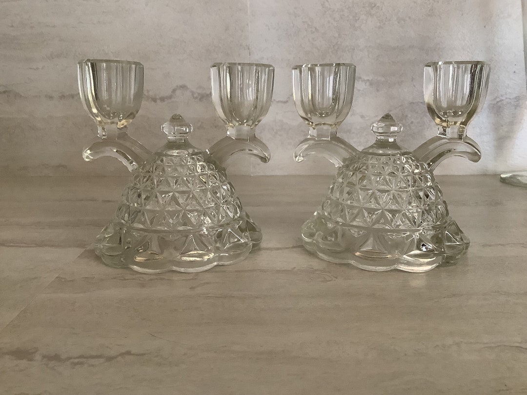 Vintage Imperial Glass-ohio Laced Edge Clear Pattern Giftware Clear ...
