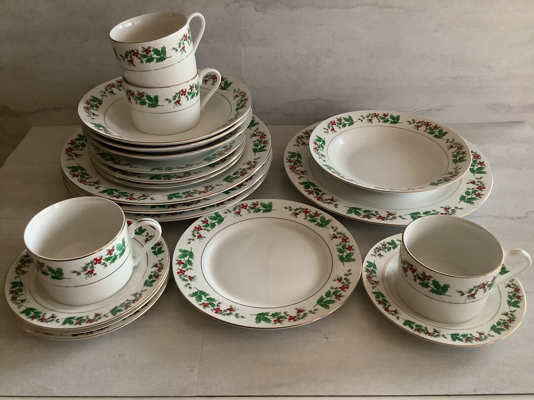 Vintage Gibsons Designs Housewares Christmas Charm - Delight - Holiday ...