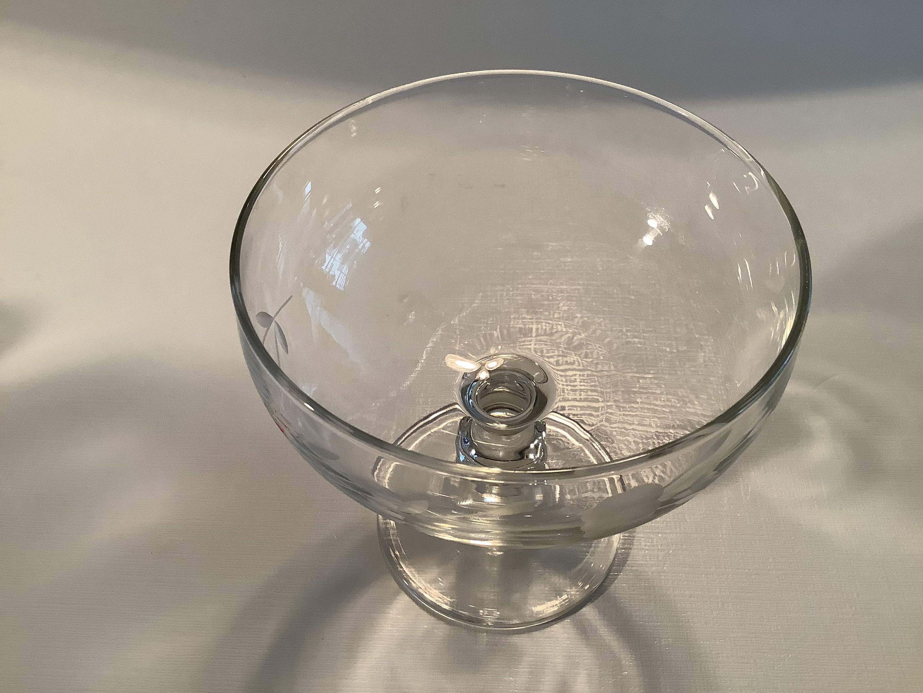 Vintage Princess House Heritage Collection Clear Crystal Dessert ...